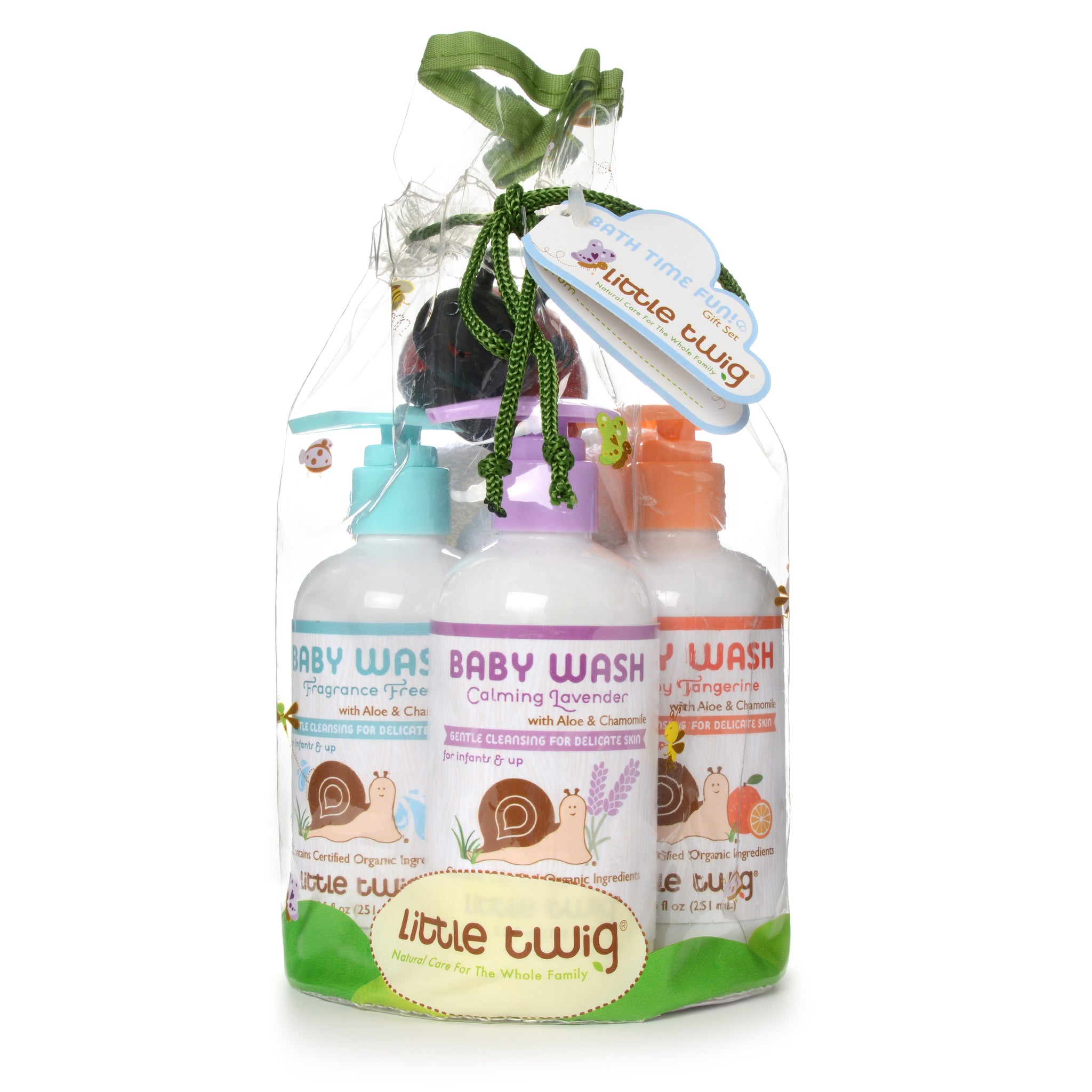 Natural Baby Wash Essentials Set, Organic Baby Wash Set by Little Twig